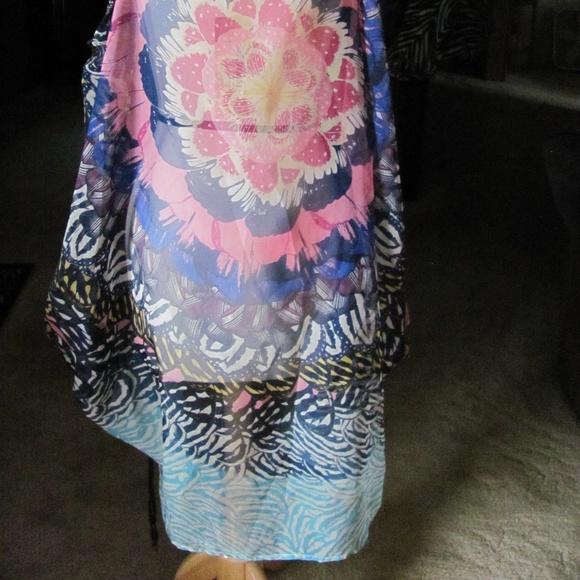 Urban Mangoz | Jackets & Coats | Urban Mangoz Sheer Printed Vest ...